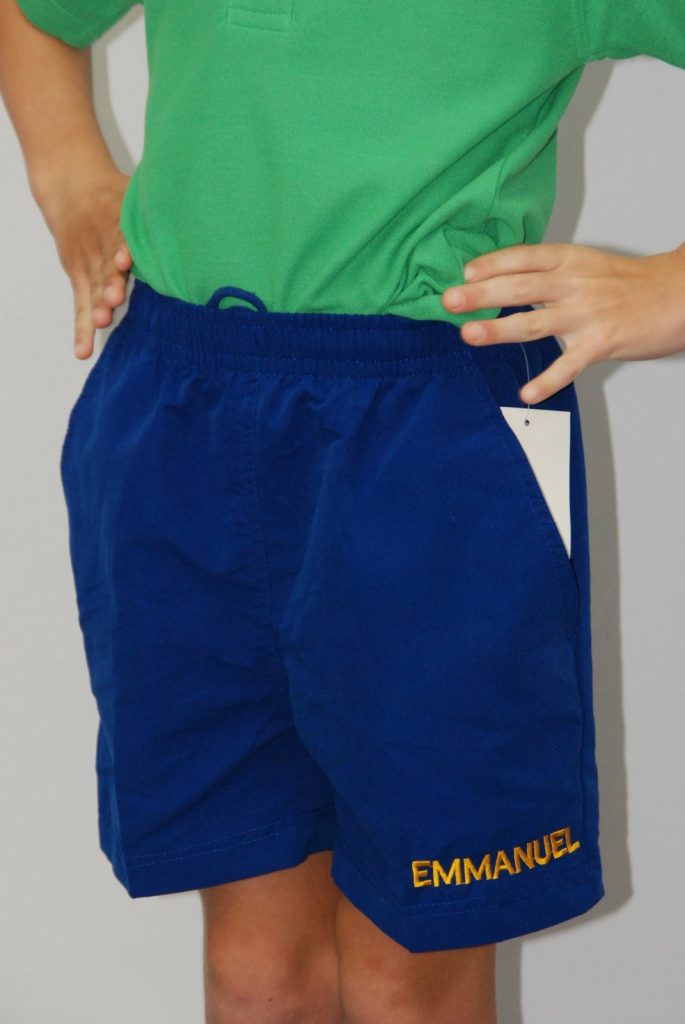 Emmanuel Boys Royal Sports Shorts - Uniform Solutions