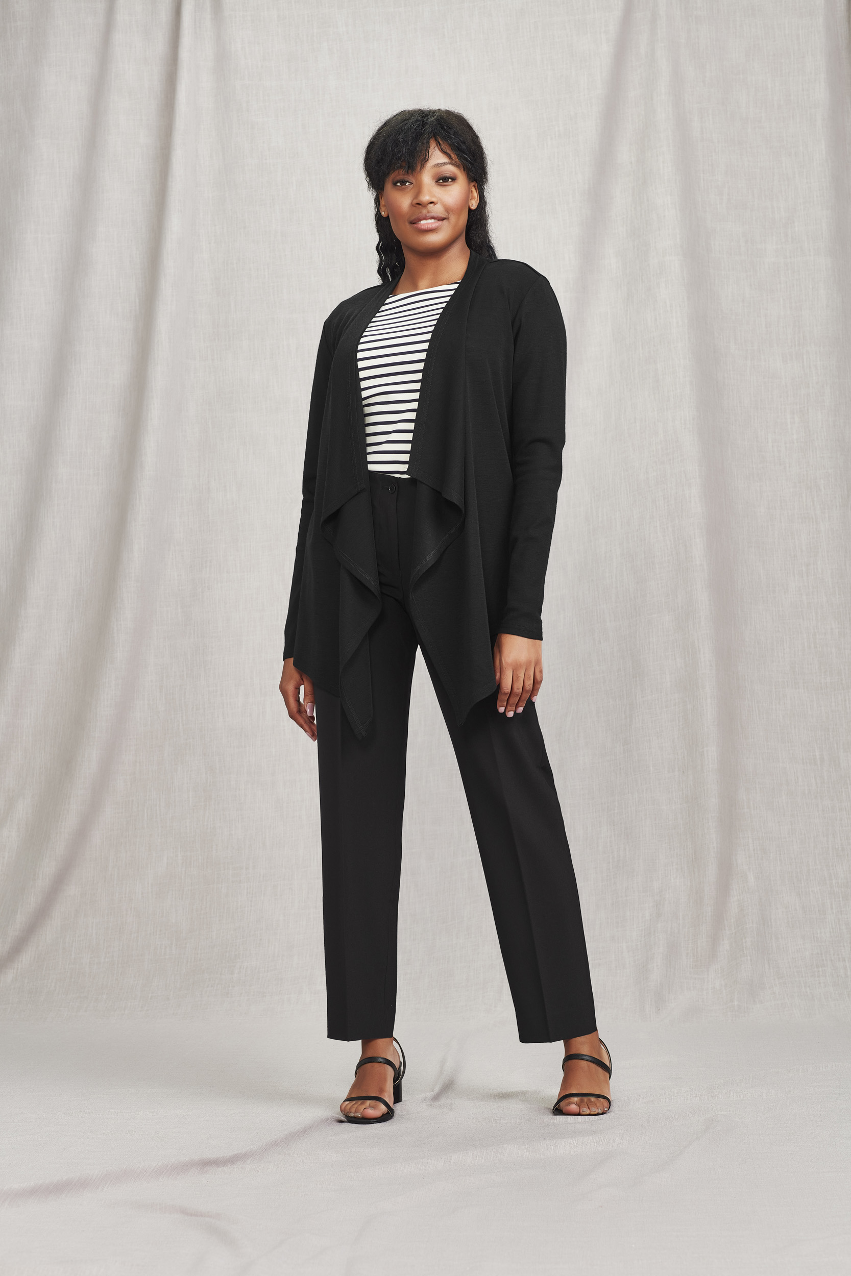 Ladies Sophia Waterfall Cardigan - Uniform Solutions